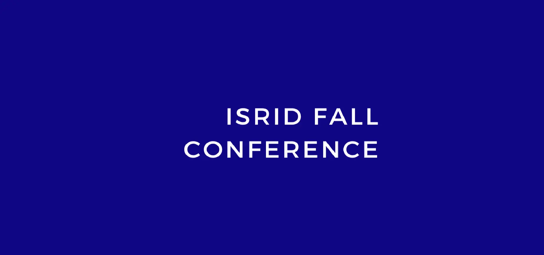 Register Now for ISRID's Annual Conference! October 5-6, 2024 | ISRID
